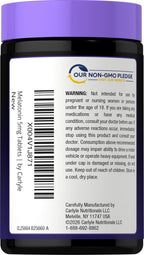 Carlyle melatonin support for relaxation