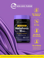 Carlyle melatonin supports sleep quality