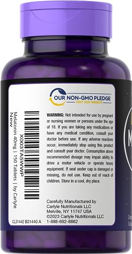 Carlyle melatonin tablets for relaxation