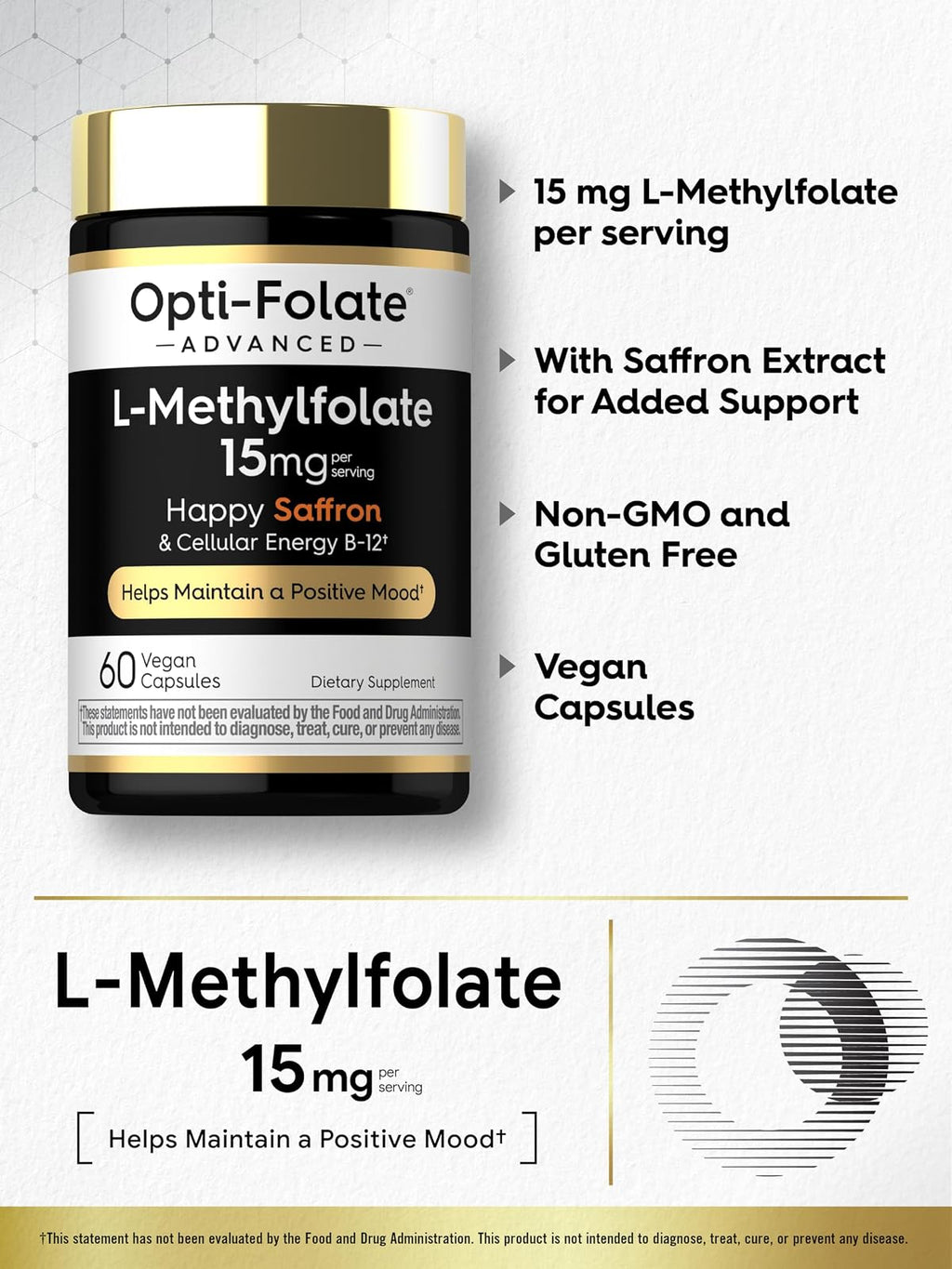 Carlyle methylfolate for mood support