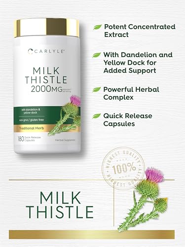 Carlyle milk thistle detox formula