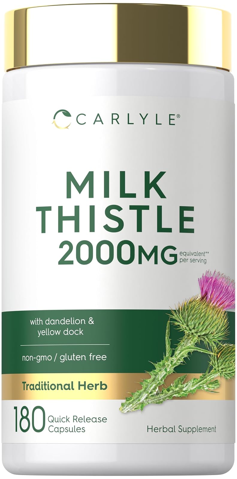 Carlyle milk thistle herbal supplement