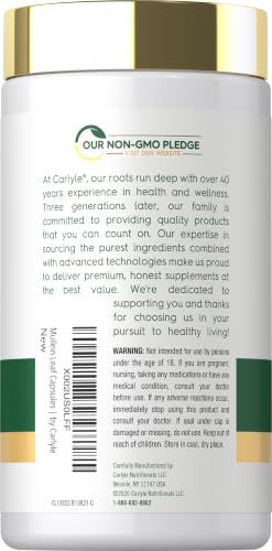 Carlyle mullein capsules for smokers