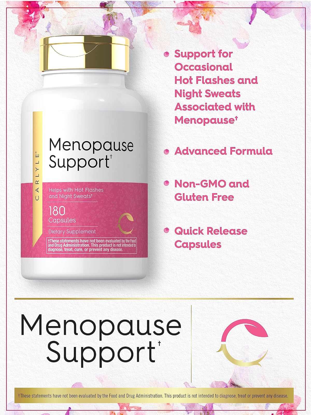 Carlyle multivitamin capsules for hormonal balance