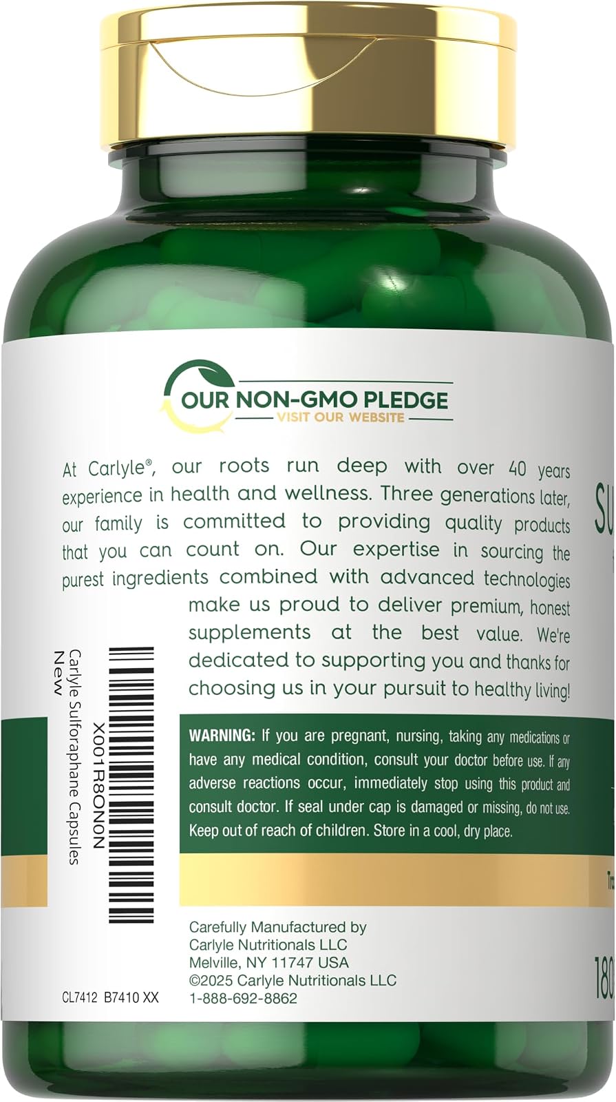 Carlyle multivitamin for men’s wellness