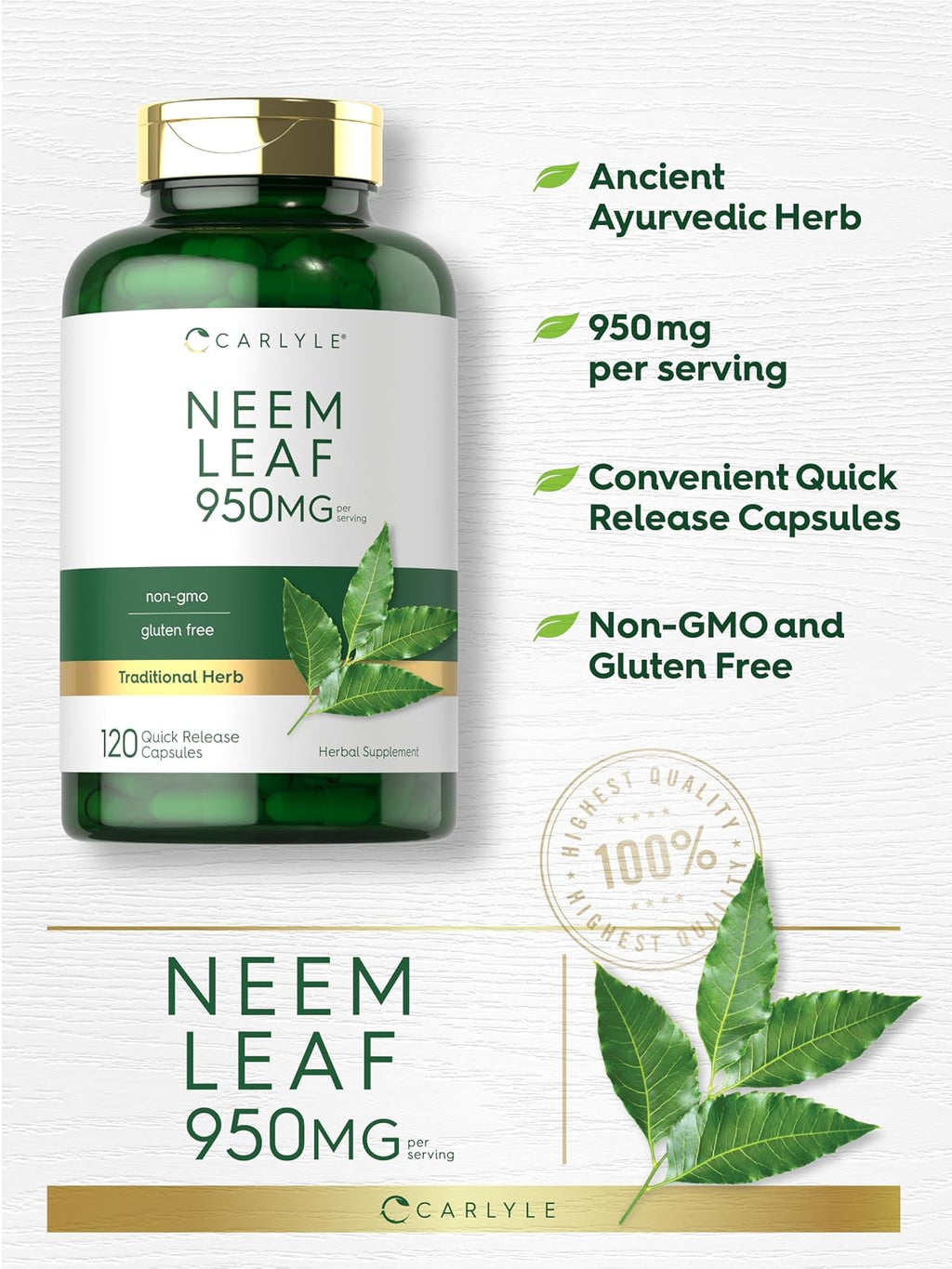 Carlyle Neem Leaf for skin health