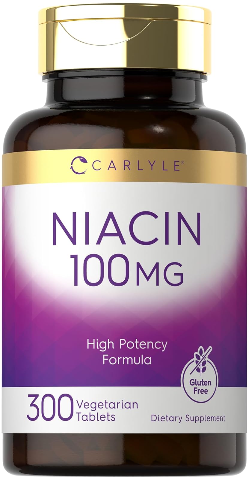Carlyle Niacin 100 mg vegetarian tablets