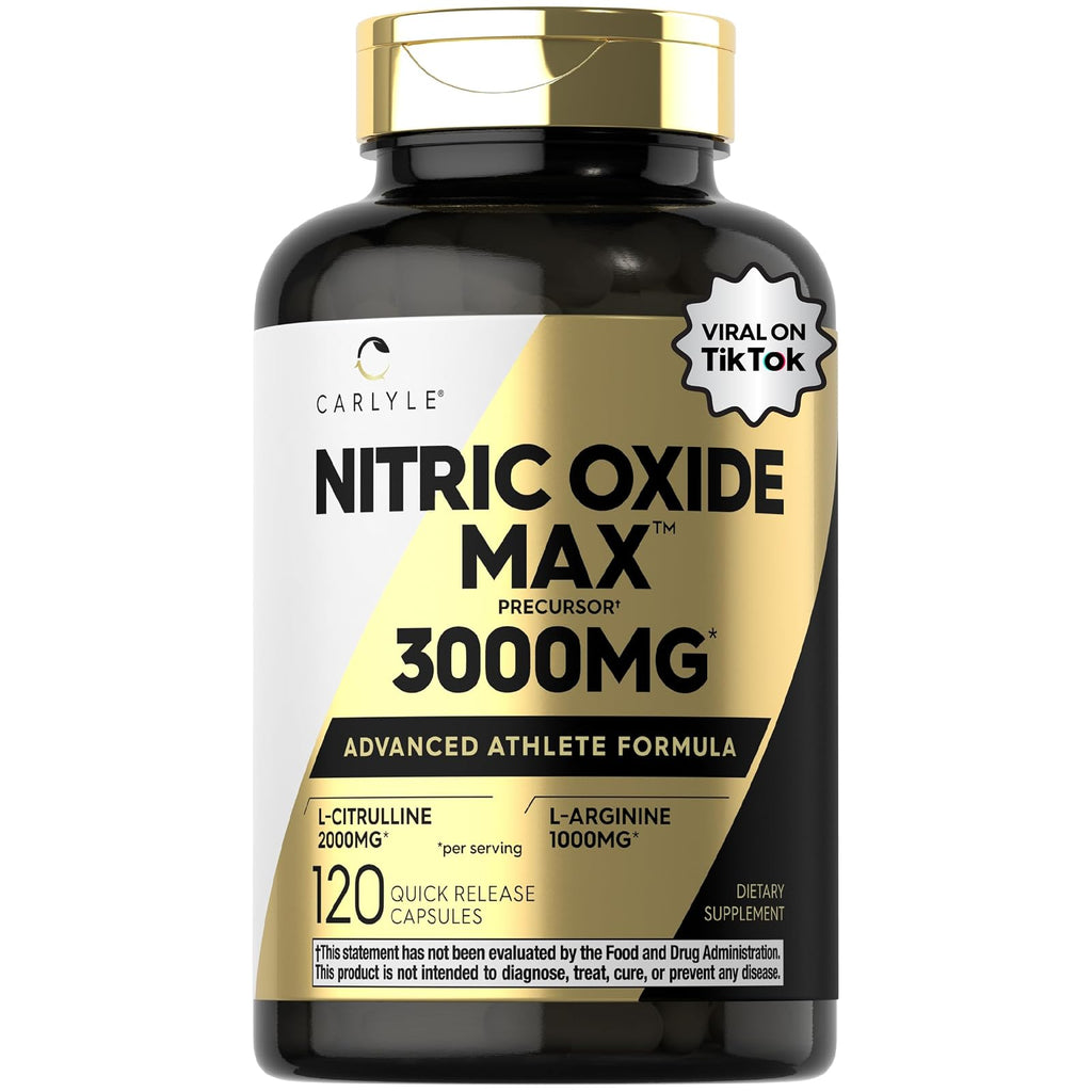 Carlyle Nitric Oxide pre-workout capsules