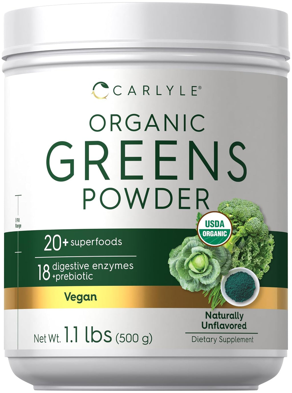 Carlyle organic greens powder benefits