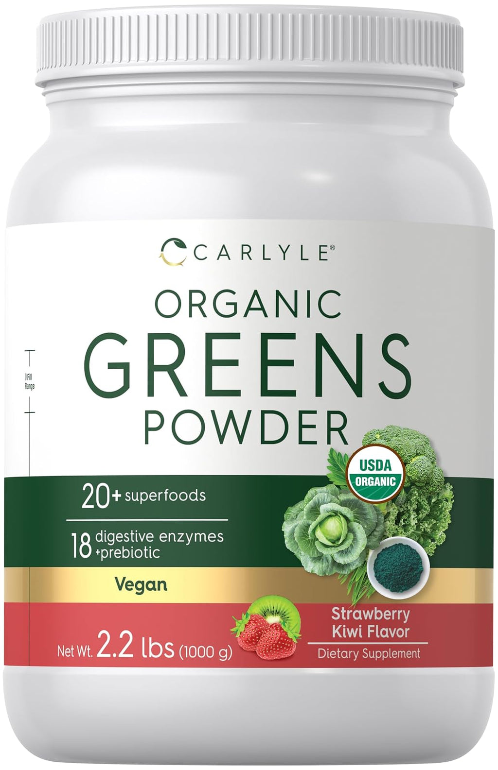 Carlyle organic greens powders for smoothies