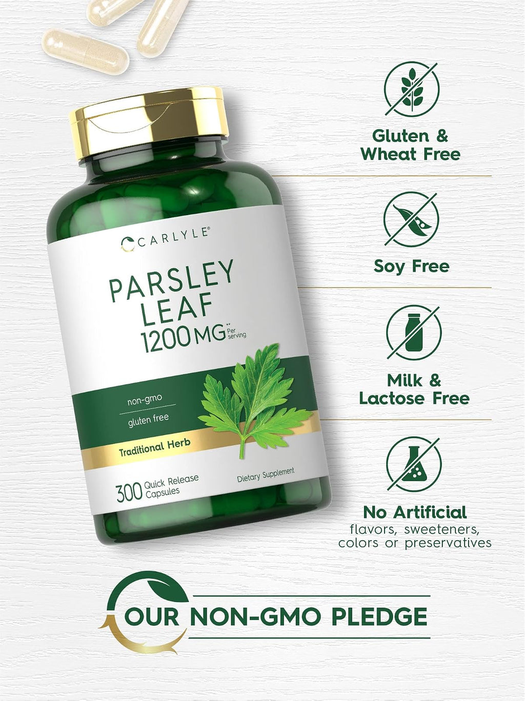 Carlyle parsley leaf for immune support