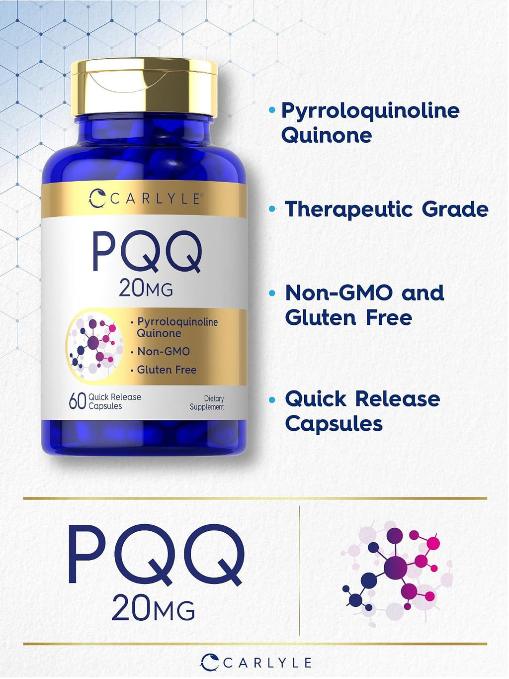 Carlyle PQQ for cellular energy