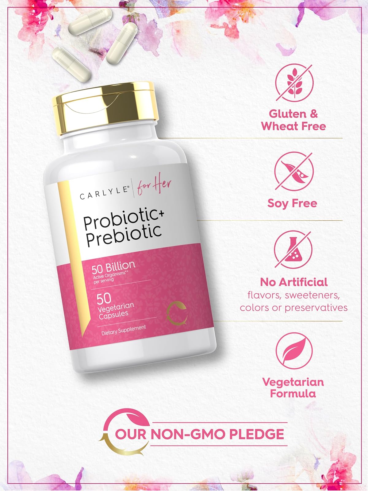 Carlyle prebiotic support for digestion
