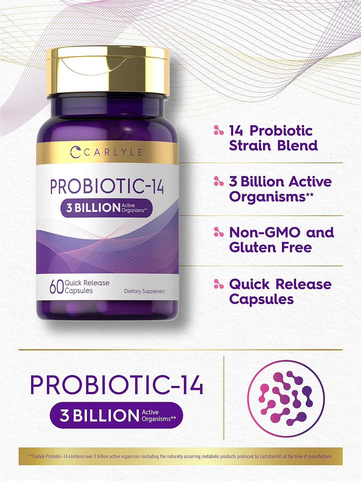 Carlyle probiotics for gut balance