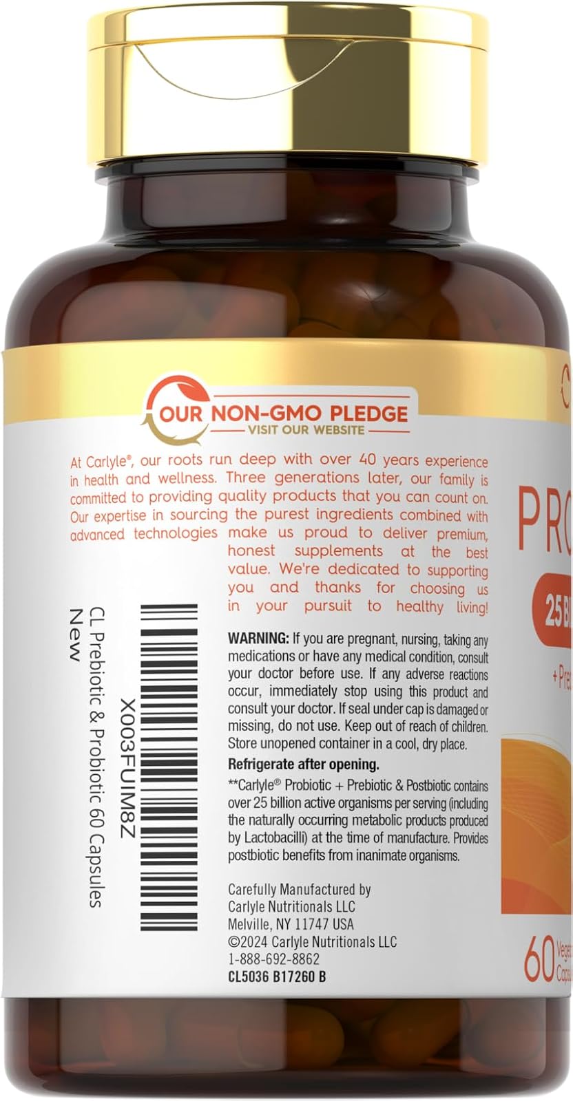 Carlyle probiotics for women's wellness