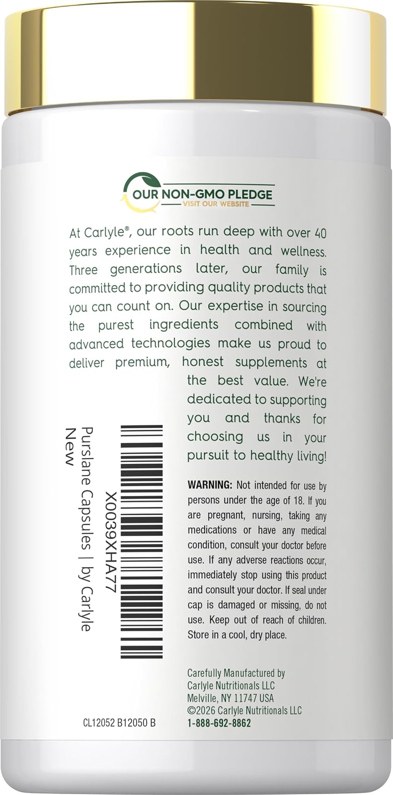 Carlyle Purslane for healthy skin