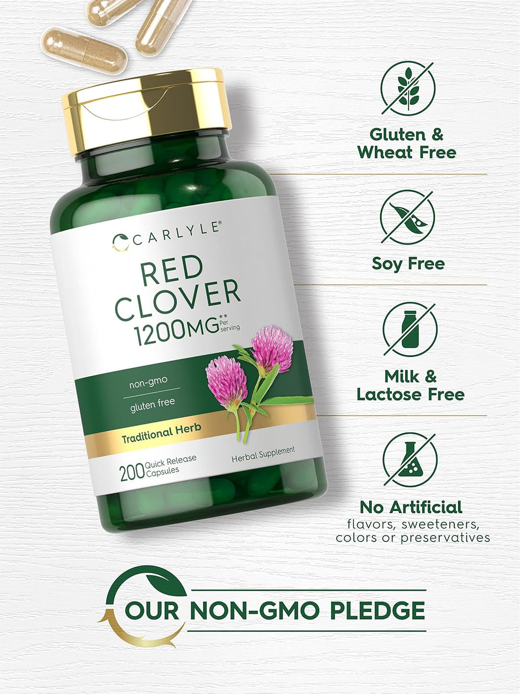 Carlyle red clover for hormonal balance