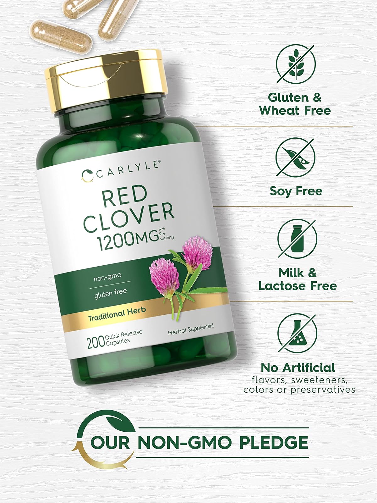 Carlyle red clover for hormonal balance