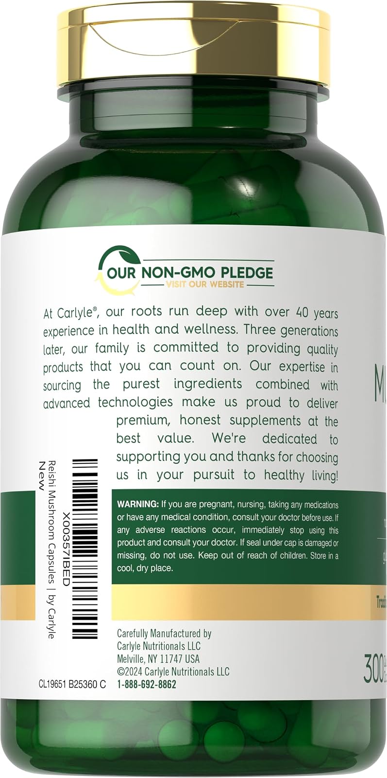 Carlyle reishi for immune support