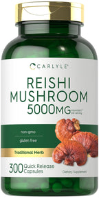 Carlyle reishi mushroom capsules 300mg