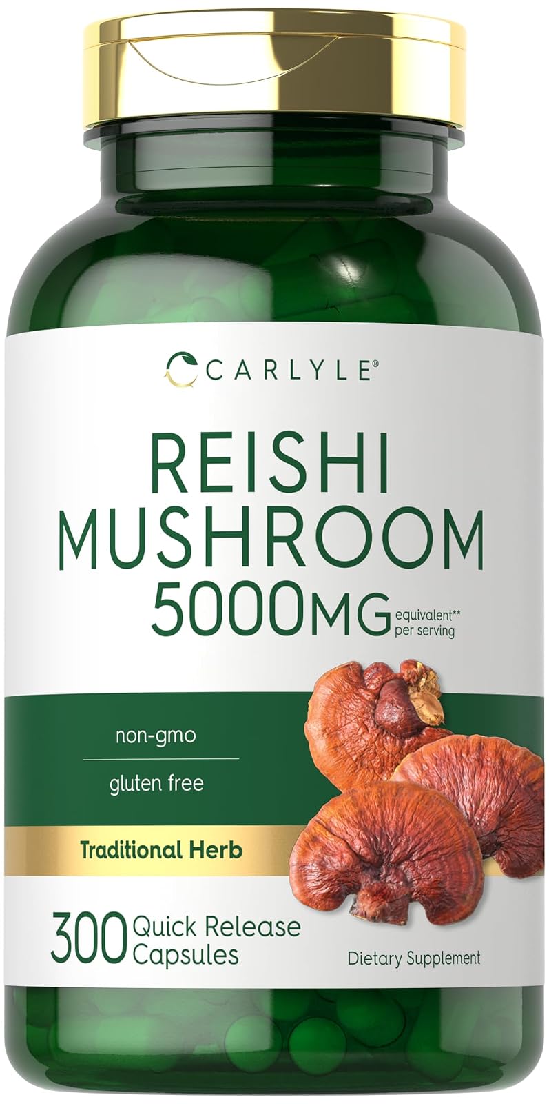 Carlyle reishi mushroom capsules 300mg