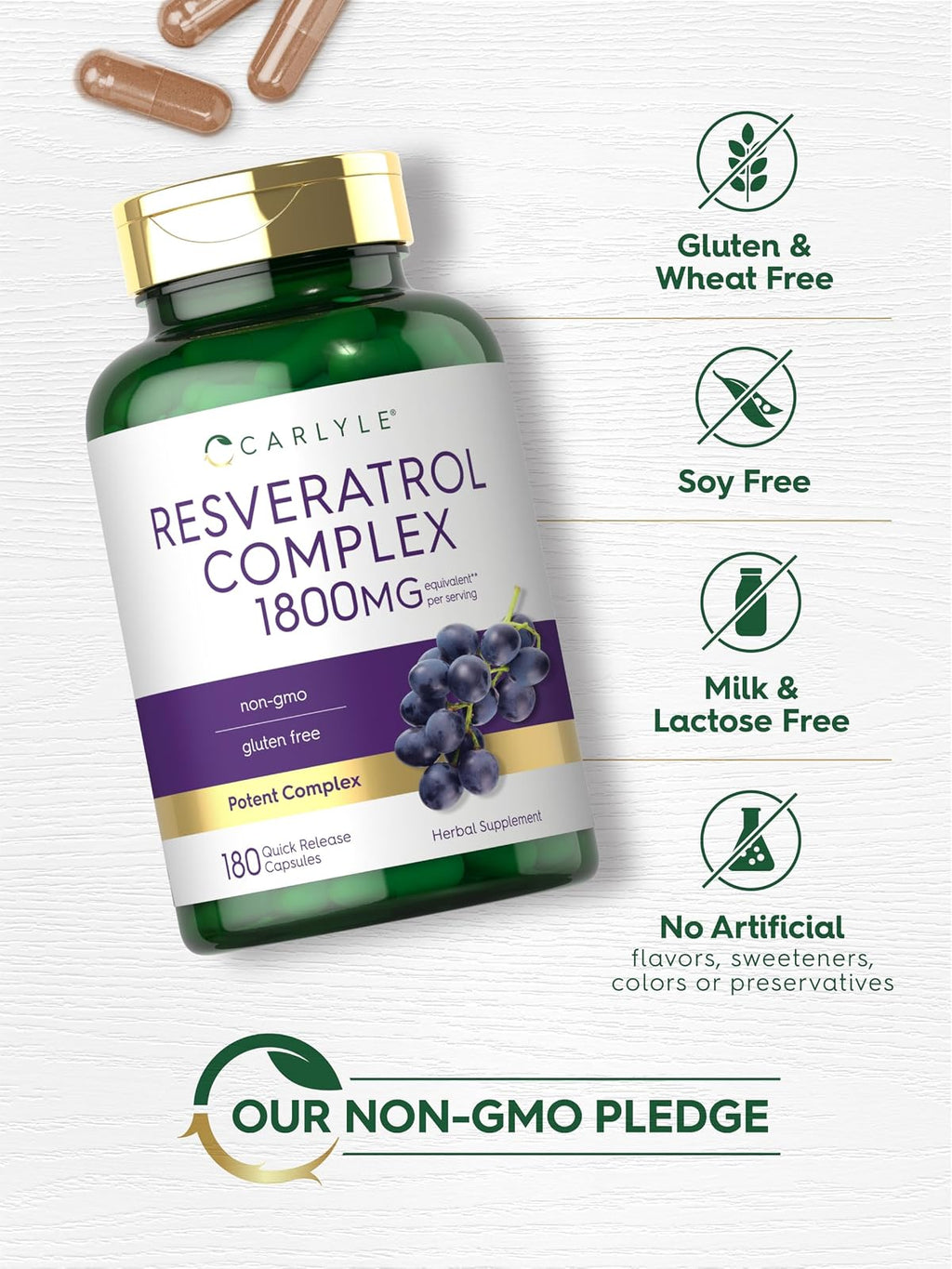Carlyle Resveratrol for anti-aging