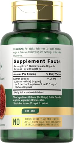 Carlyle saffron extract for mood support