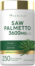Carlyle saw palmetto supplement capsules