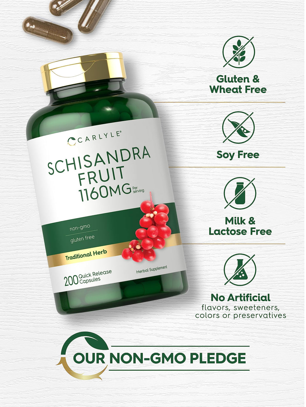 Carlyle Schisandra capsules for immune health