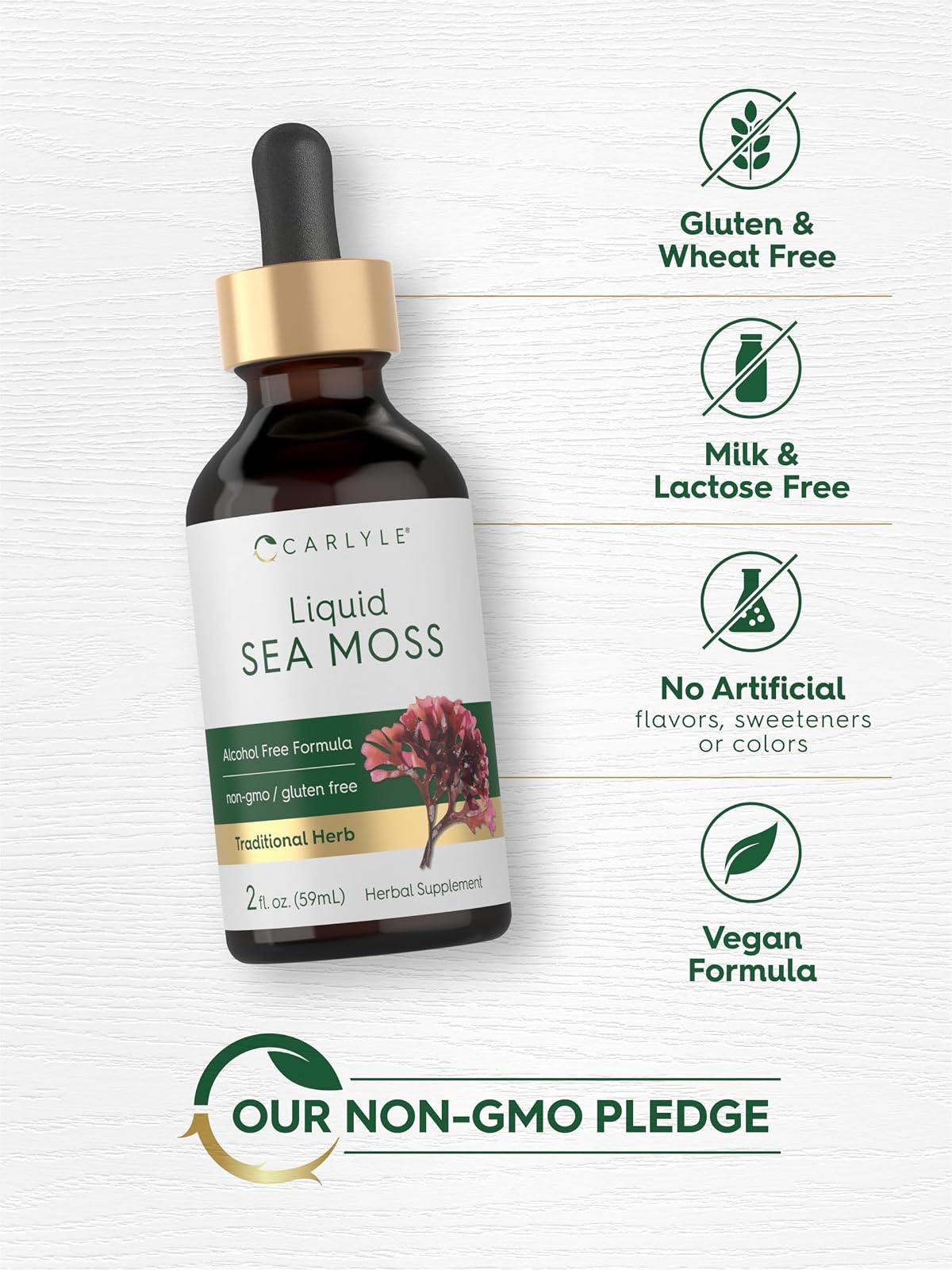 Carlyle sea moss drops for immune support