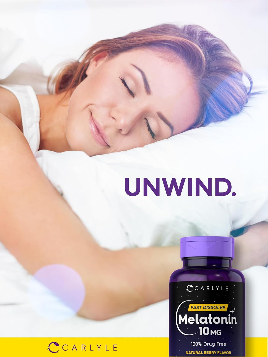 Carlyle sleep support melatonin tablets