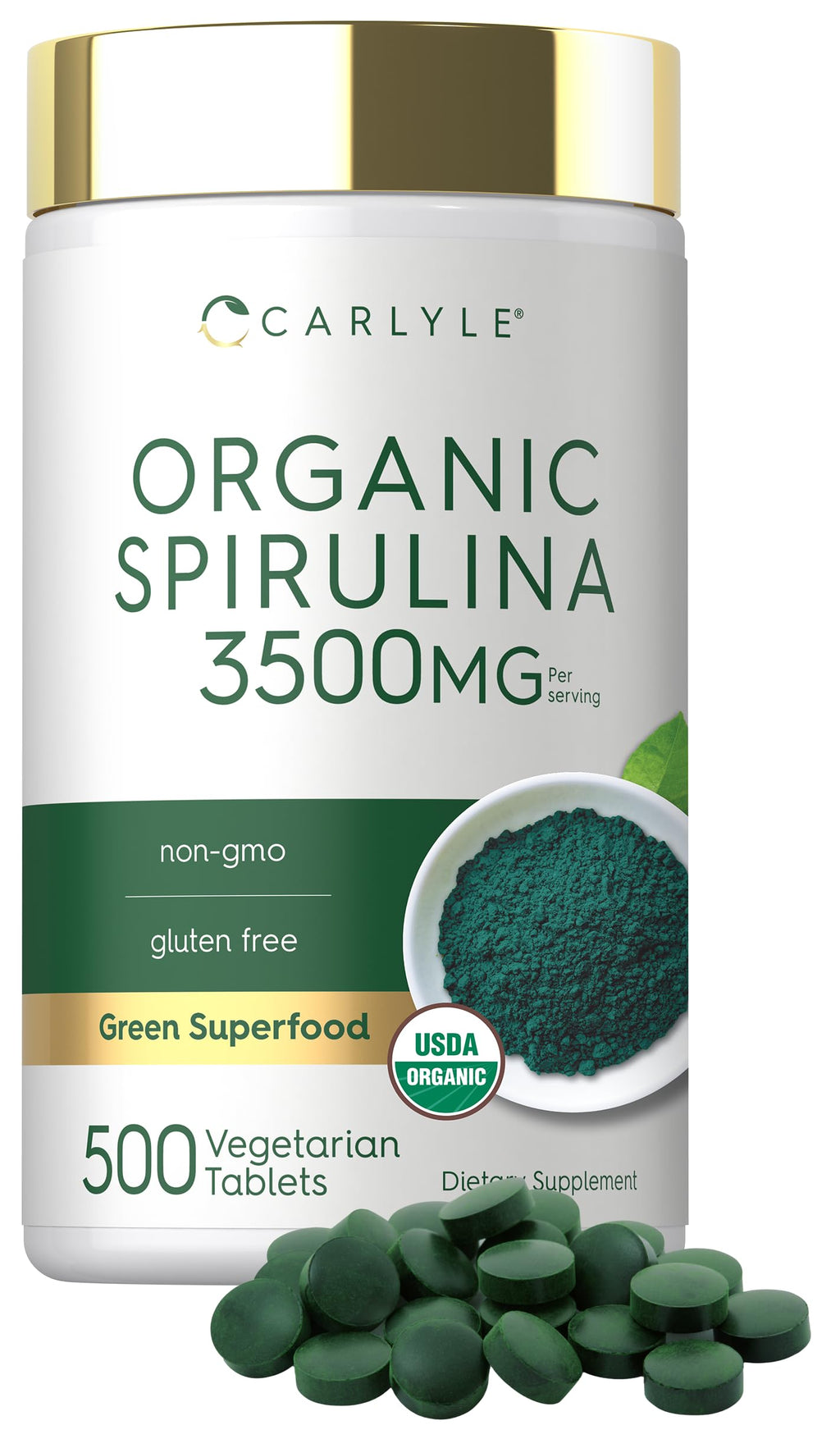 Carlyle spirulina tablets for energy