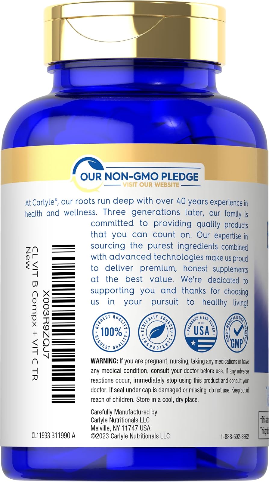 Carlyle Stress B Complex benefits