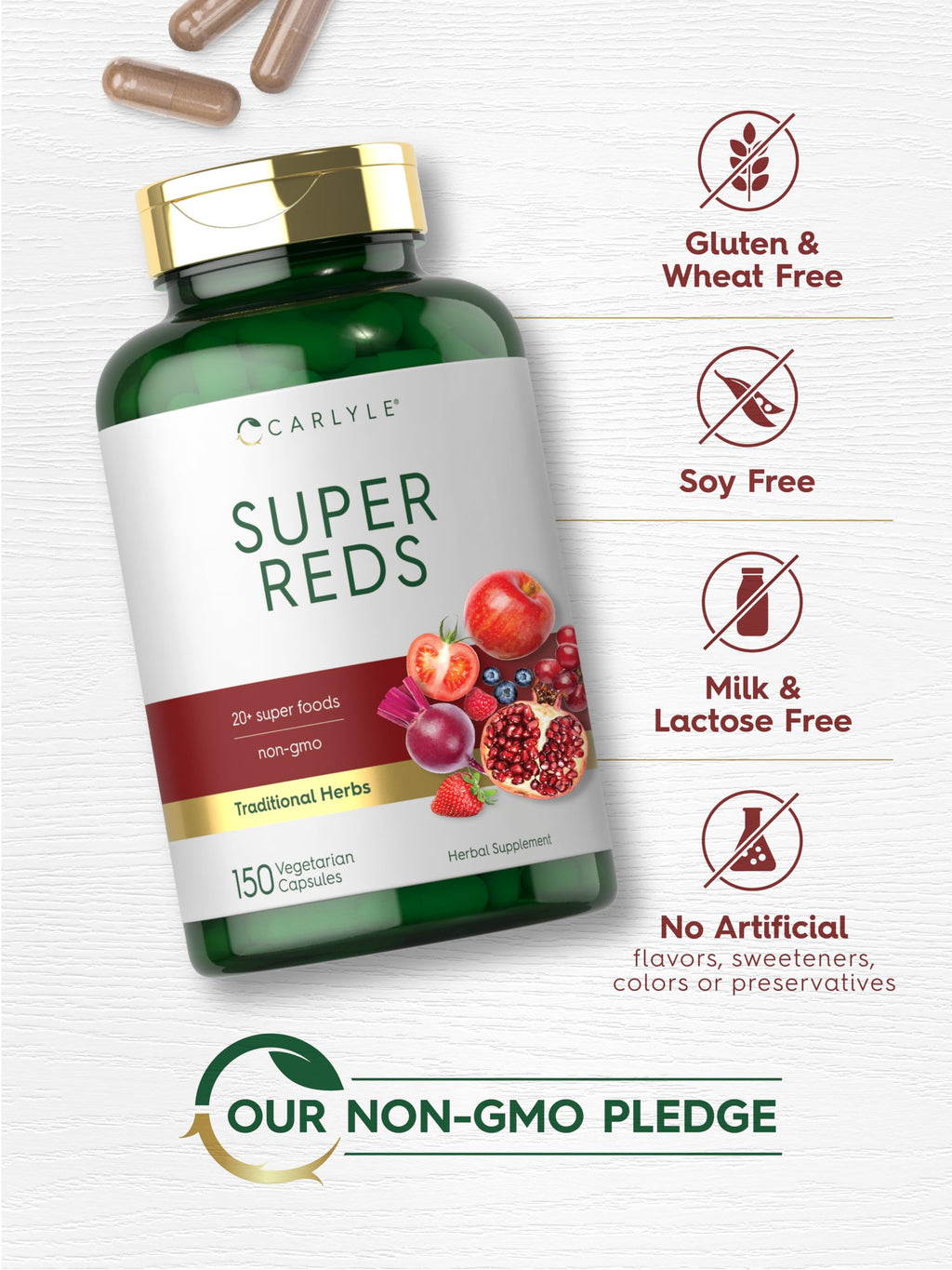 Carlyle Super Reds antioxidant-rich formula