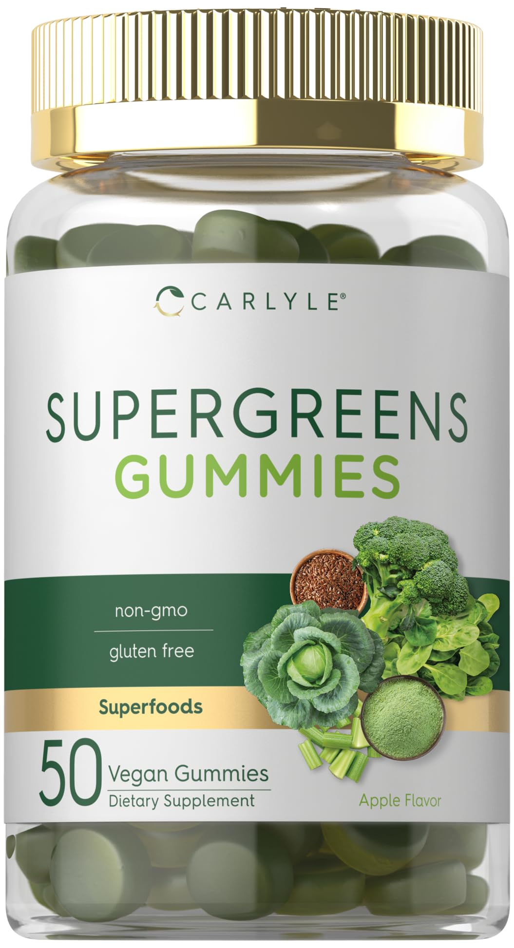 Carlyle Supergreens gummies for energy
