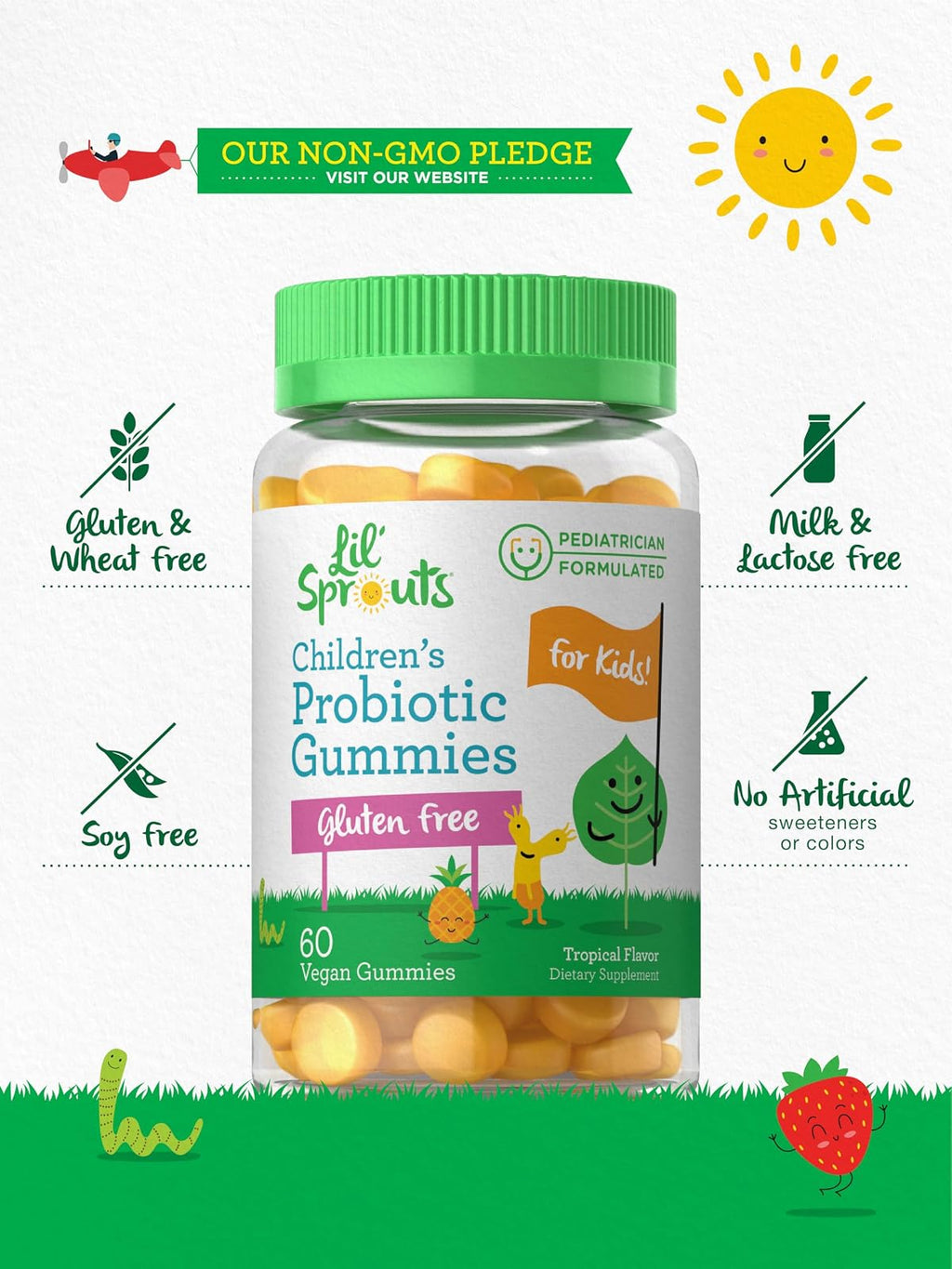 Carlyle tasty probiotic gummies for children