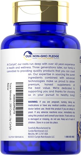 Carlyle trace minerals support immune function