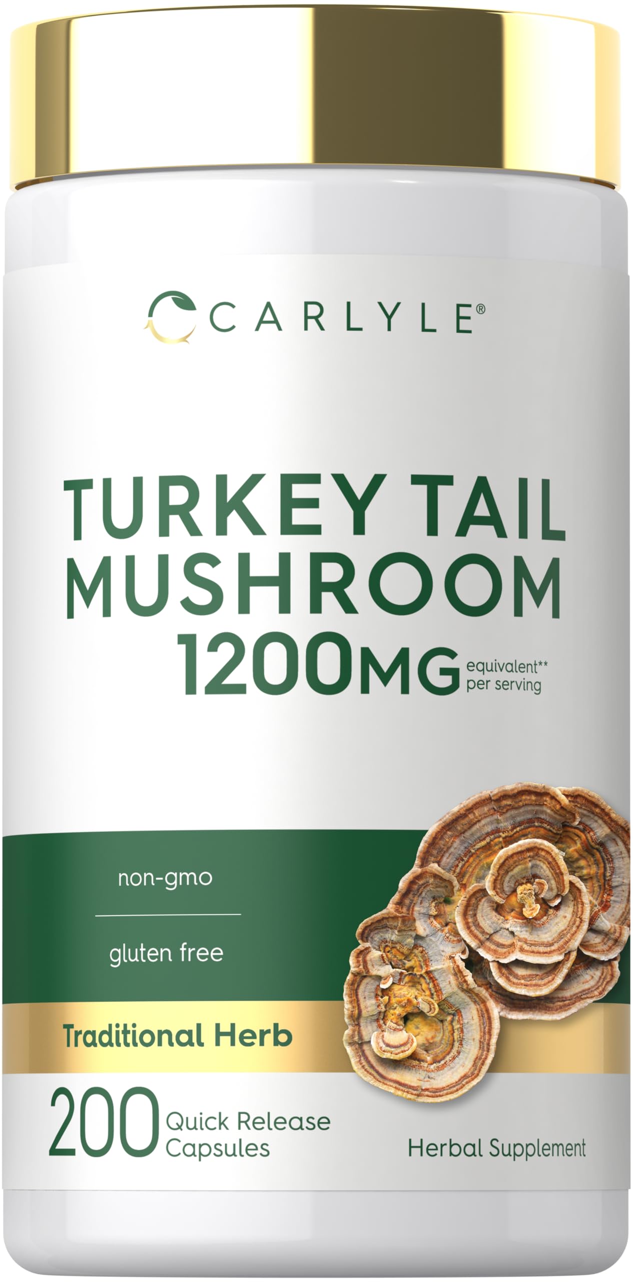 Carlyle Turkey Tail mushroom capsules