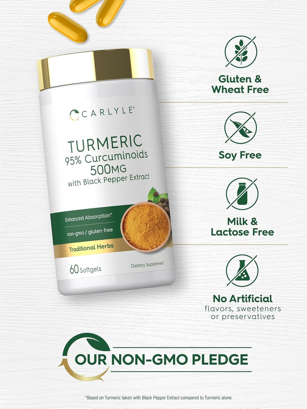 Carlyle turmeric curcumin for daily health