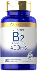 Carlyle Vitamin B-2 400 mg capsules