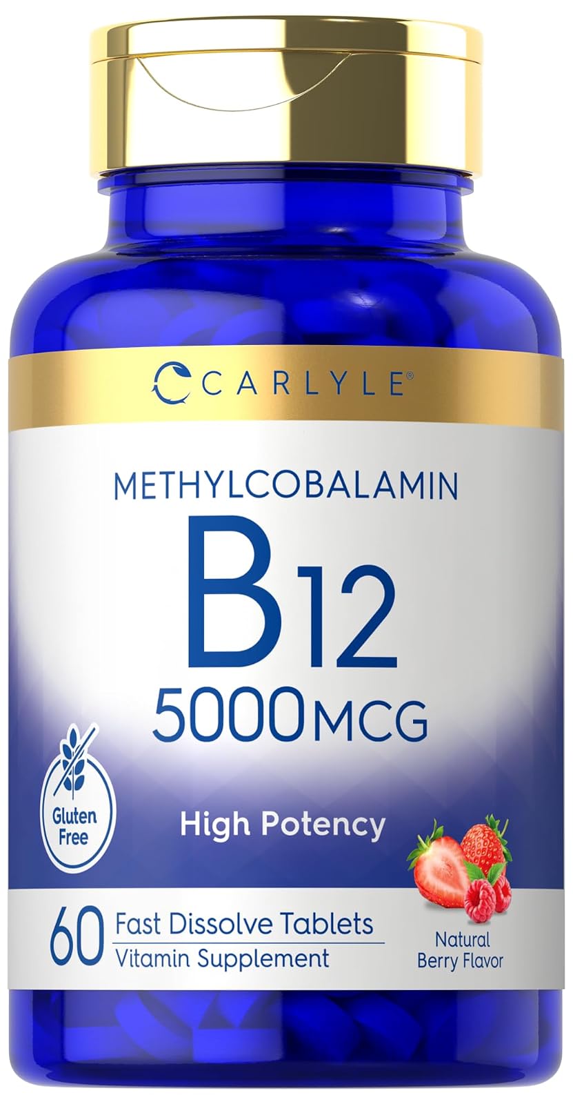 Carlyle Vitamin B12 5000 mcg tablets