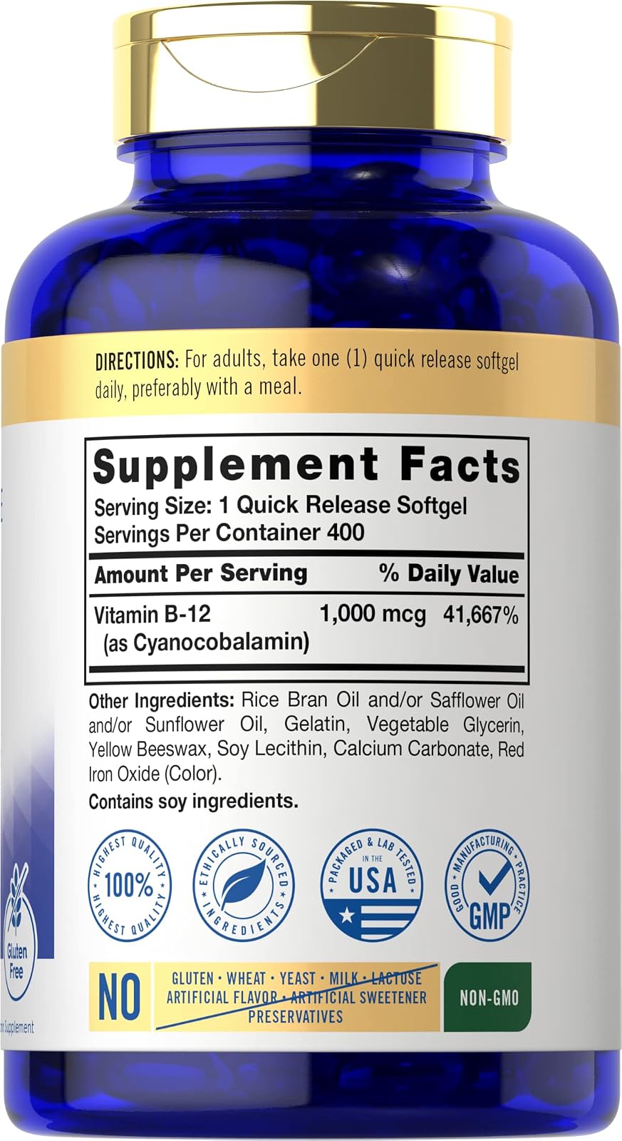 Carlyle vitamin b12 for energy