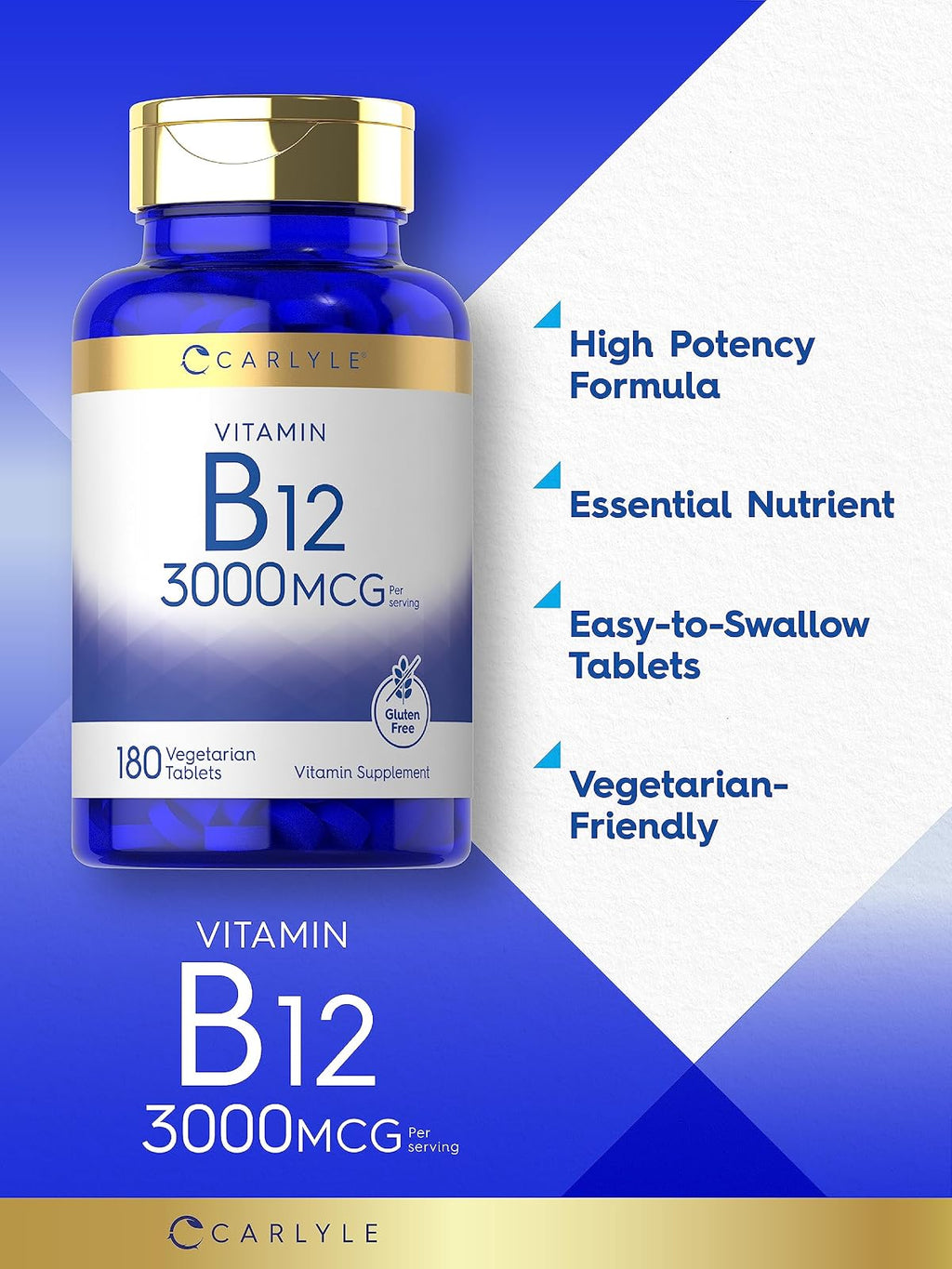 Carlyle Vitamin B12 for metabolism