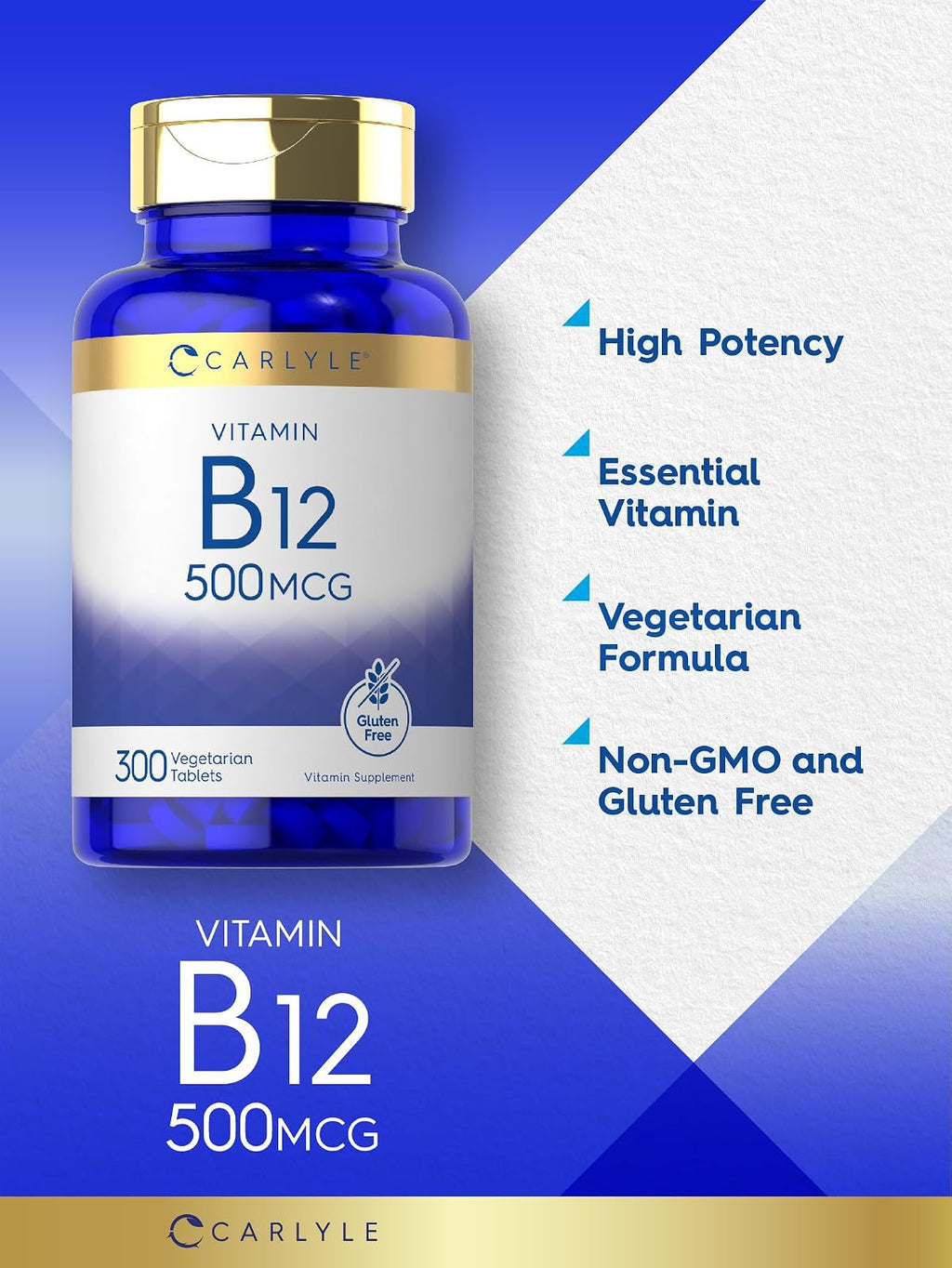 Carlyle vitamin B12 immune support