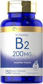 Carlyle Vitamin B2 200 mg capsules