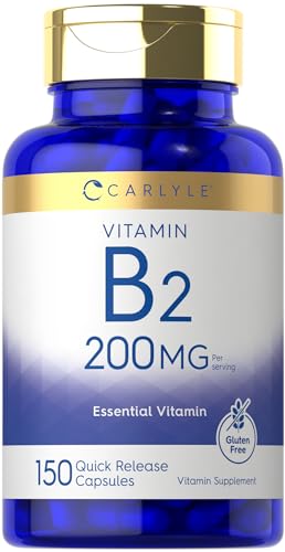 Carlyle Vitamin B2 200 mg capsules