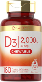 Carlyle Vitamin D3 chewable tablets