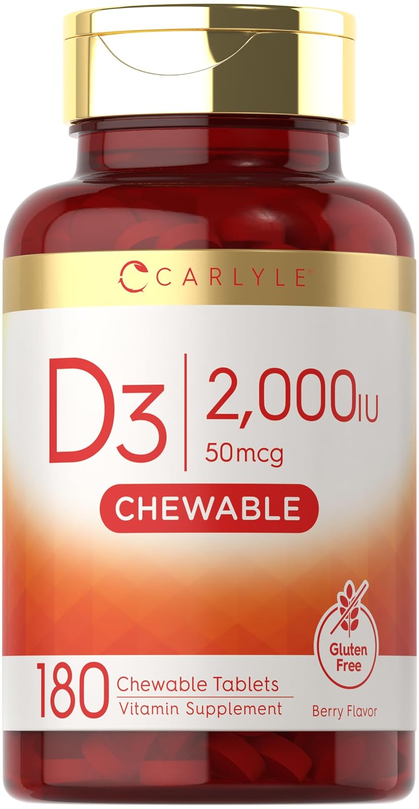 Carlyle Vitamin D3 chewable tablets