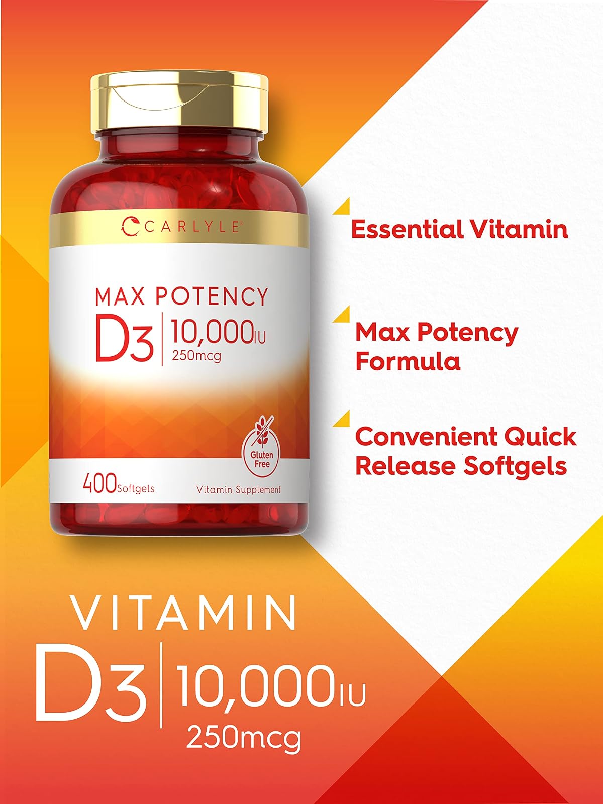 Carlyle vitamin D3 for immune support