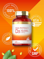 Carlyle vitamin D3 softgels for energy